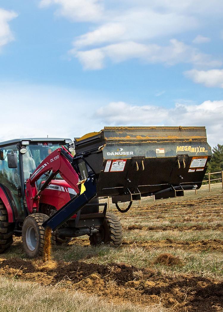 Mega Mixer Material Handling Bucket | Danuser